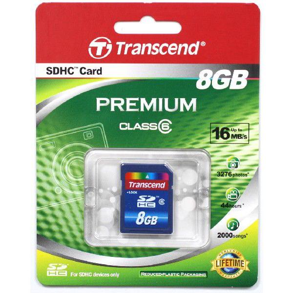 Transcend 8GB SDHCカードClass6 [クラス6・トランセンドジャパン永久保証付] : カメラのミツバ - 通販 - Yahoo!ショッピング