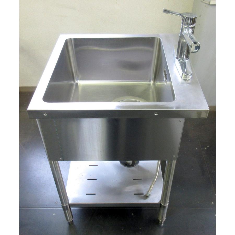 マルゼン 1槽シンク BS1-066N W600×D600×H800mm 蛇口(水栓)付き 業務用 ステンレス キッチン : ミツギ厨機 - 通販 - Yahoo!ショッピング