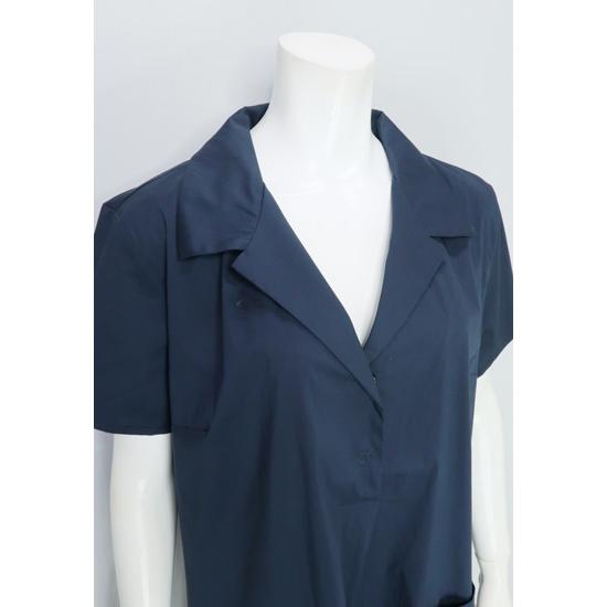 イルベント＆ラセータ IL VENTO & LA SETA ワンピース イタリア製 ネイビー GM51033 : ミツキ - 通販 - Yahoo!ショッピング