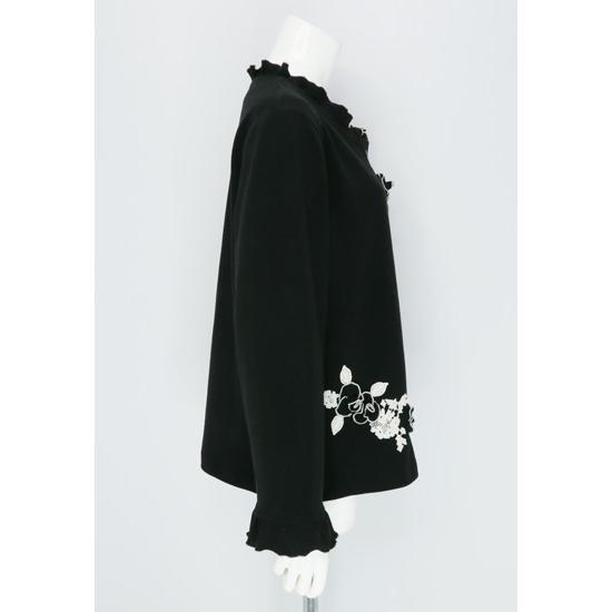 ピアリマーマ Perimurmur カーディガン 日本製 黒xベージュ KW15332 : kw15332-1 : ミツキ - 通販 - Yahoo!ショッピング