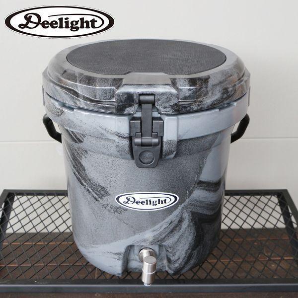 Deelight Deelight(ディーライト) アイスバケット 5Gallon(18.9L) ブラックシルバーカモ DLIGHT257 ...
