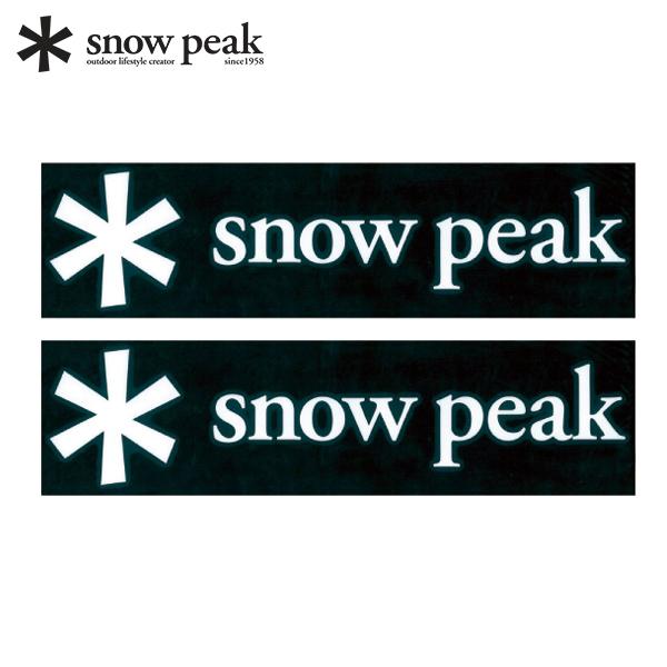 snow peak スノーピーク ロゴステッカー2枚セット アウトドア シール キャンプ用品 : ニッチ・リッチ・キャッチ - 通販 ...