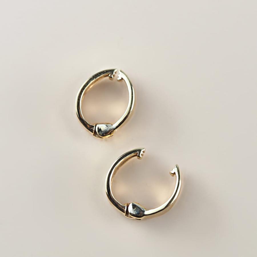 イヤリング k10 30代 40代 50代 地金 シンプル 地金だけ ピアスみたい 10金 ゴールド フープイヤリング はさむ クリップ式 :00032:MITURE - 通販 - Yahoo ...