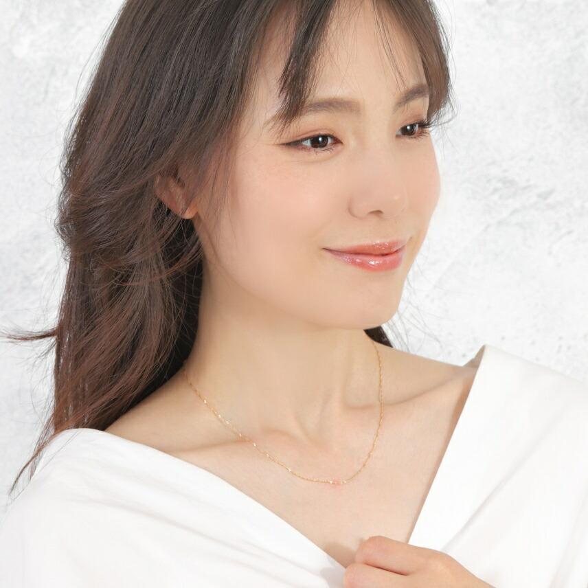 スクリューチェーン スクリュー レディース 18金 ネックレス 幅1mm 42cm シンプル スキンジュエリー 18k ゴールド チェーンネックレス プレゼント : MITURE - 通販 ...