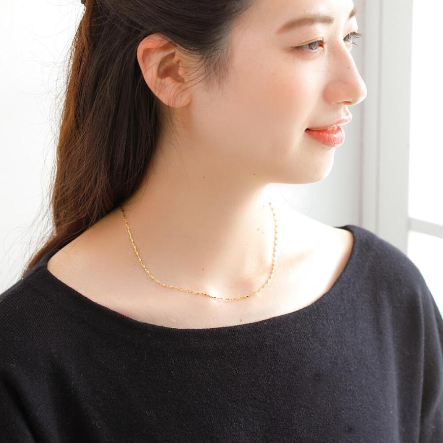 K24 24金 ネックレス レディース ネックレス ゴールド 金 42cm ペタル チェーン ペタルチェーン ゴールドチェーン :14444:MITURE - 通販 - Yahoo!ショッピング