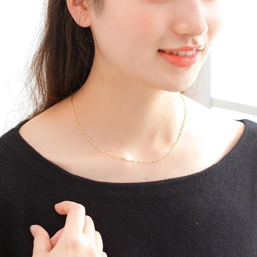 K24 24金 ネックレス レディース ゴールド 金 42cm ペタル チェーン ペタルチェーン ゴールドチェーン : MITURE - 通販 - Yahoo!ショッピング