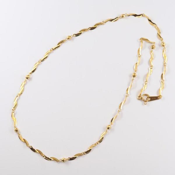 24金 K24 純金 ネックレス 42cm ボリューム ひねり ツイスト デザインネックレス : MITURE - 通販 - Yahoo!ショッピング