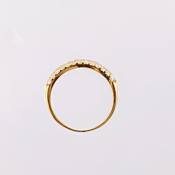 指輪 レディース 18金 k18 PT プラチナ ダイヤモンド リング 0.5ct パヴェ プレゼント ギフト : MITURE - 通販 - Yahoo!ショッピング