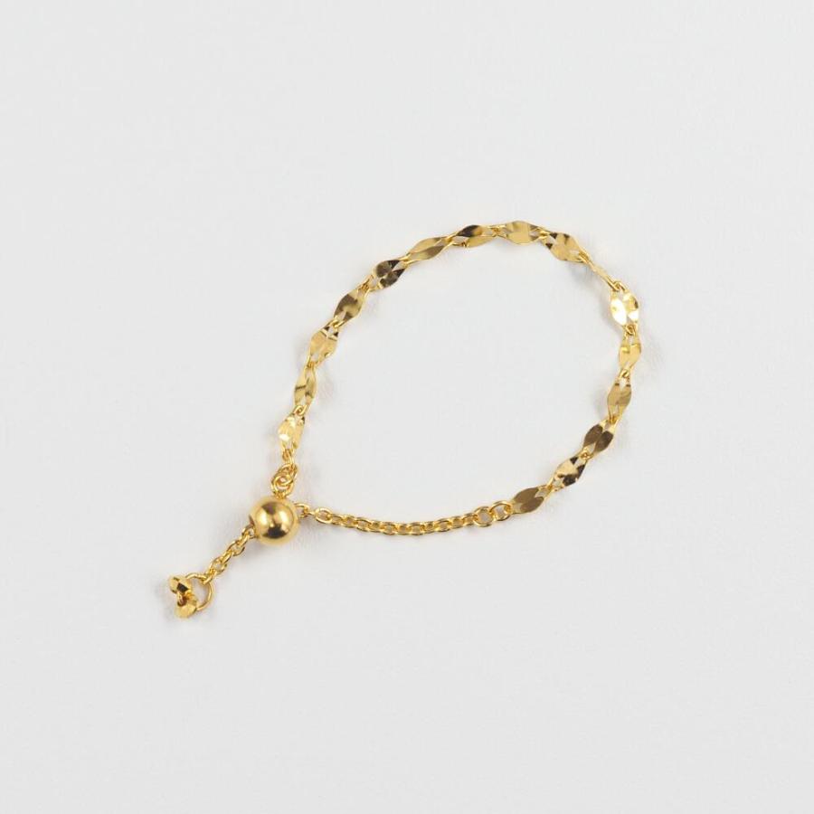 k24 24K 24金 指輪 ゆびわ リング チェーンリング チェーン ペタル ペタルチェーン 鎖 シンプル 重ね付け 女性 華奢 ジュエリー ブランド プレゼント おすすめ : 27054 ...