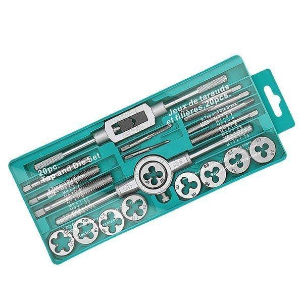 タップ ダイスセット ネジ穴 ネジ山修復 20pcs 高硬度 レンチ ねじ切りダイス スレッド切削工具 NEZISHU20 : mitusawa7 - 通販 - Yahoo!ショッピング