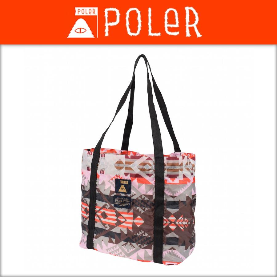 ポーラー バッグ 正規販売店 POLER トートバッグ STUFFABLE TOTE 13120004-MPK PENDLETON MISTY ...
