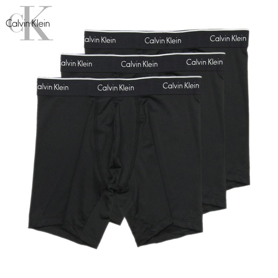 Calvin Klein（カルバン・クライン） ボクサーブリーフ メンズ 正規品 アンダーウェア 下着 3枚セット マクロファイバー ...