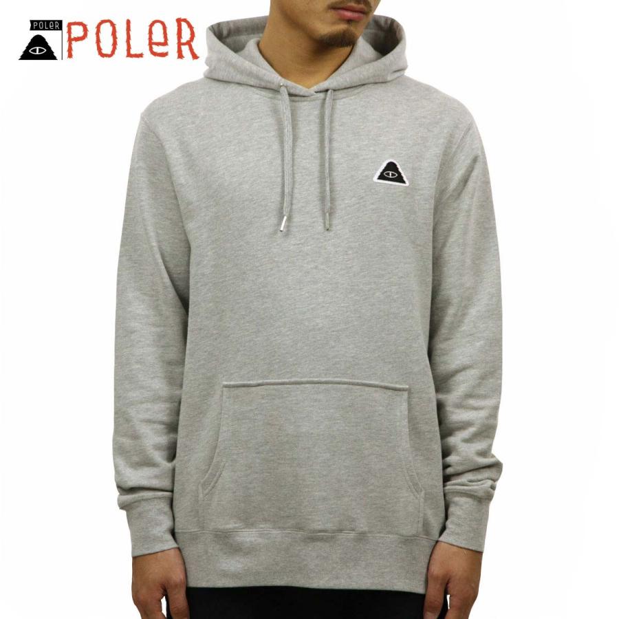 POLeR（ポーラー） パーカー メンズ 正規販売店 プルオーバーパーカー EYE PATCH HOODIE FLEECE 21260009-GRH GRAY HEATHER : ブランド品 ...