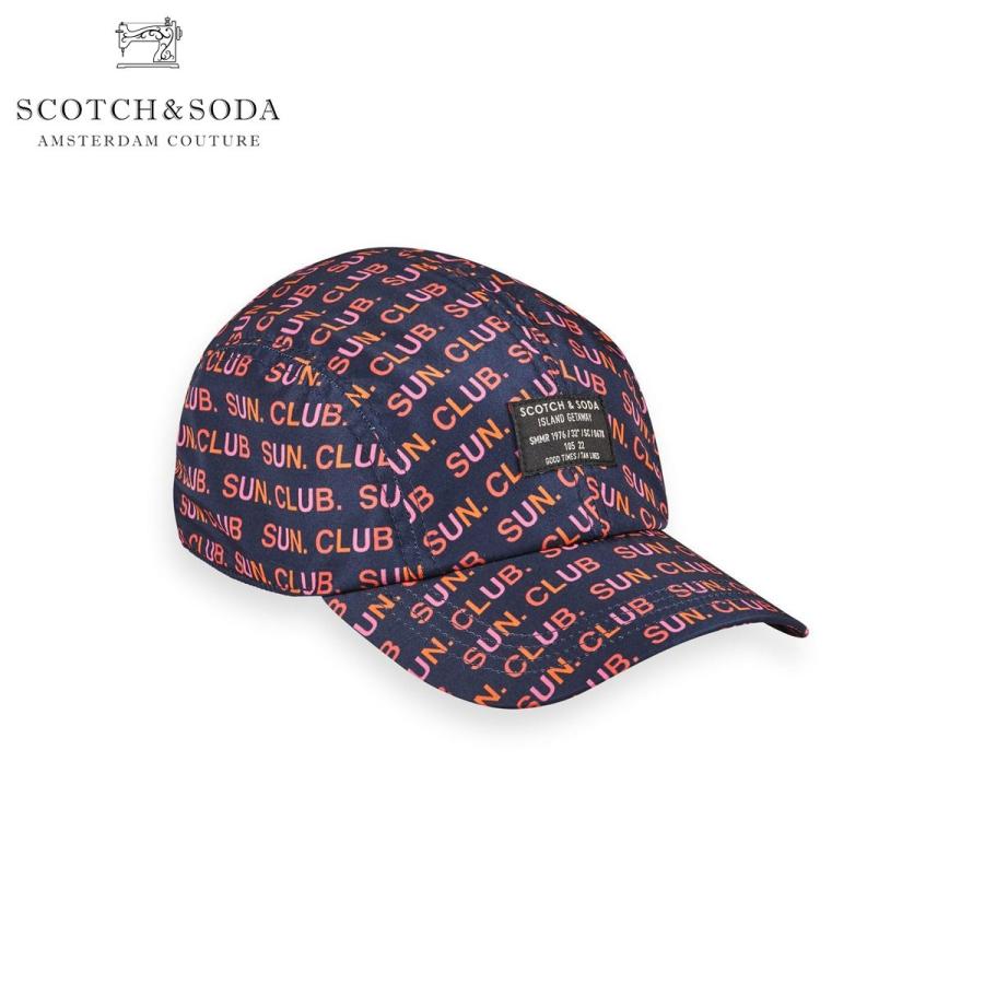 SCOTCH＆SODA スコッチアンドソーダ キャップ メンズ レディース 正規販売店 帽子 ナイロン製キャップ ALL-OVER ...