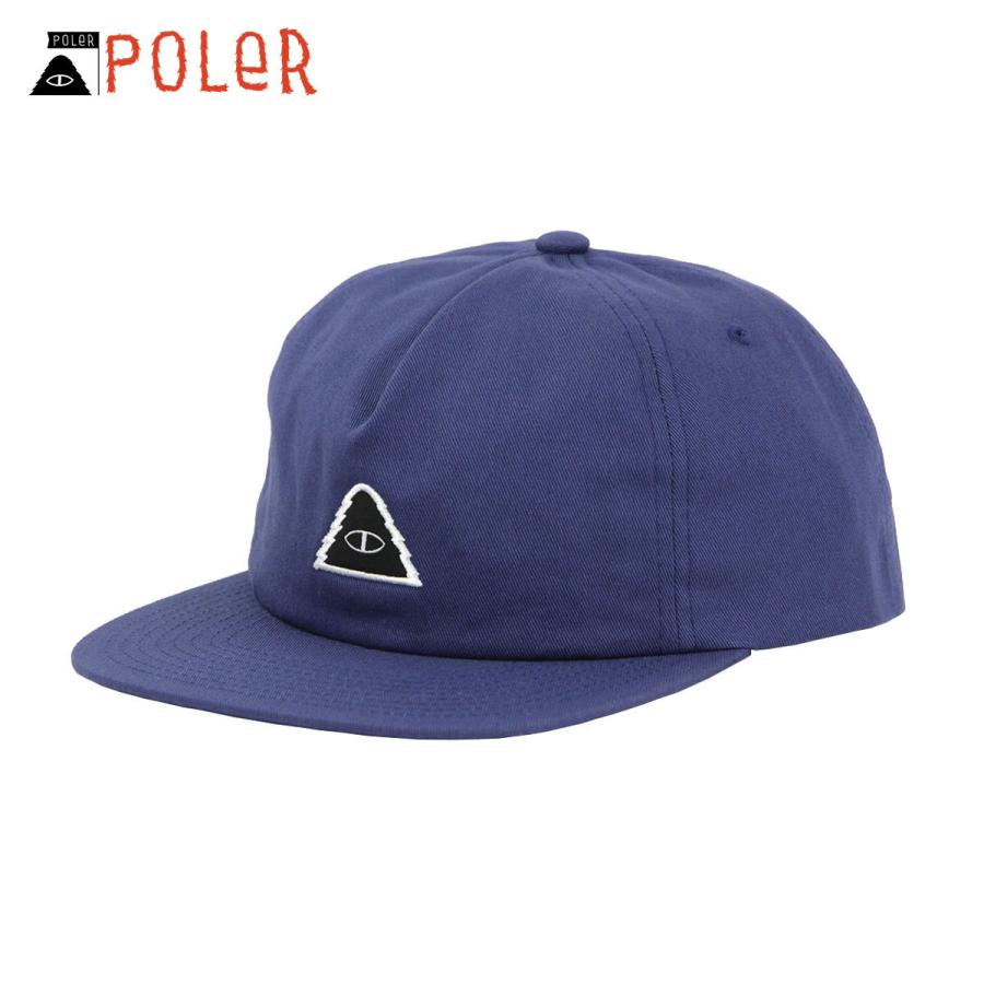 ポーラー キャップ メンズ レディース 正規販売店 POLER 帽子 キャップ CYCLOPS PATCH HAT 211ACM7008 NAVY :4146397906:ブランド品インポート ...