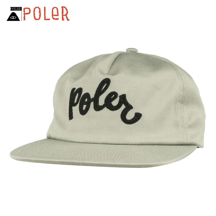POLeR ポーラー キャップ メンズ レディース 正規販売店 POLER 帽子 SCRIPT HAT 221ACU7004 CREAM : ブランド品インポートセレクトショップMIXON ...