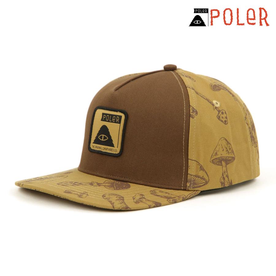POLeR ポーラー メンズ レディース キャップ 正規販売店 POLER 帽子 PRINT PATCH HAT ACU7004 GOOMER : ブランド品インポートセレクトショップ ...