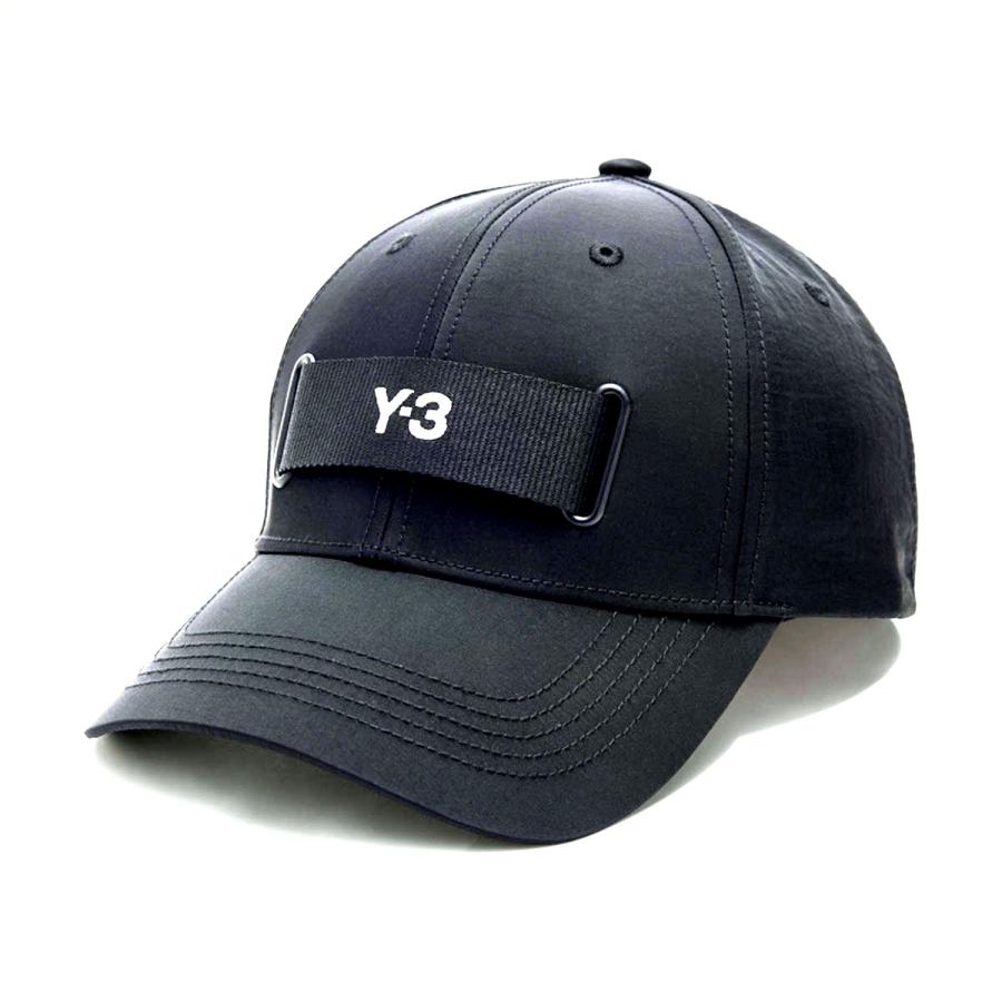 Y-3 ワイスリー メンズ レディース キャップ 正規品 帽子 ナイロン ロゴ WEBBING CAP H62983 BLACK : ブランド ...