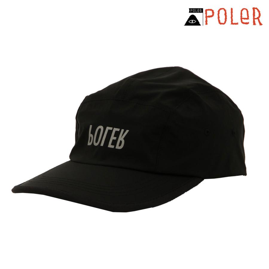 POLeR ポーラー メンズ レディース キャップ 正規販売店 POLER 帽子 3.0L STORM PROOF SHELL CAP 233MCV0003-BLK BLACK : ブランド品 ...