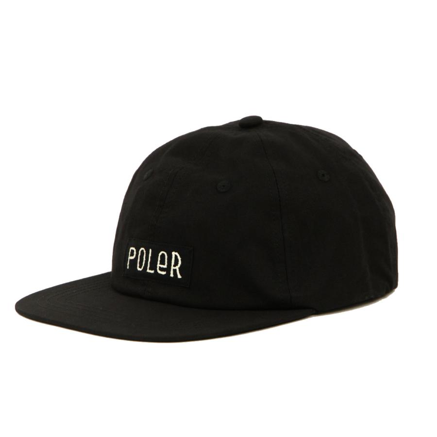 POLeR ポーラー メンズ レディース キャップ 正規販売店 POLER 帽子 COTTON 6P CAP 233MCV0092-BLK BLACK : ブランド品インポートセレクトショップ ...
