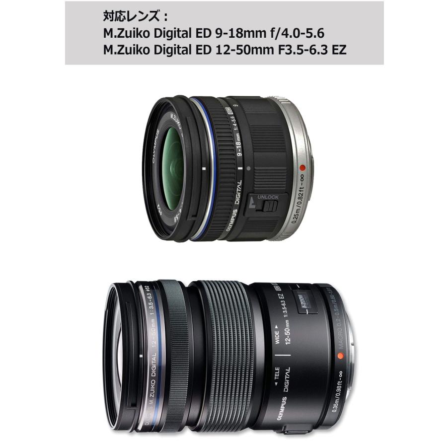 NinoLite LH-55B 、M.Zuiko Digital ED 9-18mm f/4.0-5.6 / M.Zuiko Digital ED 12-50mm F3.5-6.3 EZ 用 ...