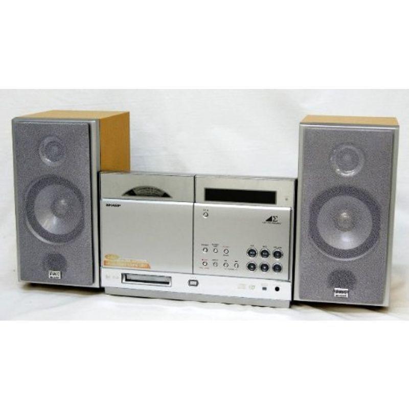 SHARP シャープ SD-K800-S(SD-CX8の量販店モデル) シルバー 1ビットデジタルシステム(CD/MDコンポ)(本体SD-K :20211213114425-00326us:雅 ...