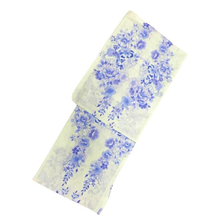 仕立て上がり浴衣 浴衣 プレタ 対応身長 155cm-168cm 変わり織り 白地 下り藤 柄 No.2575 セットにするとさらにお得！！ : 都美サロン - 通販 - Yahoo!ショッピング