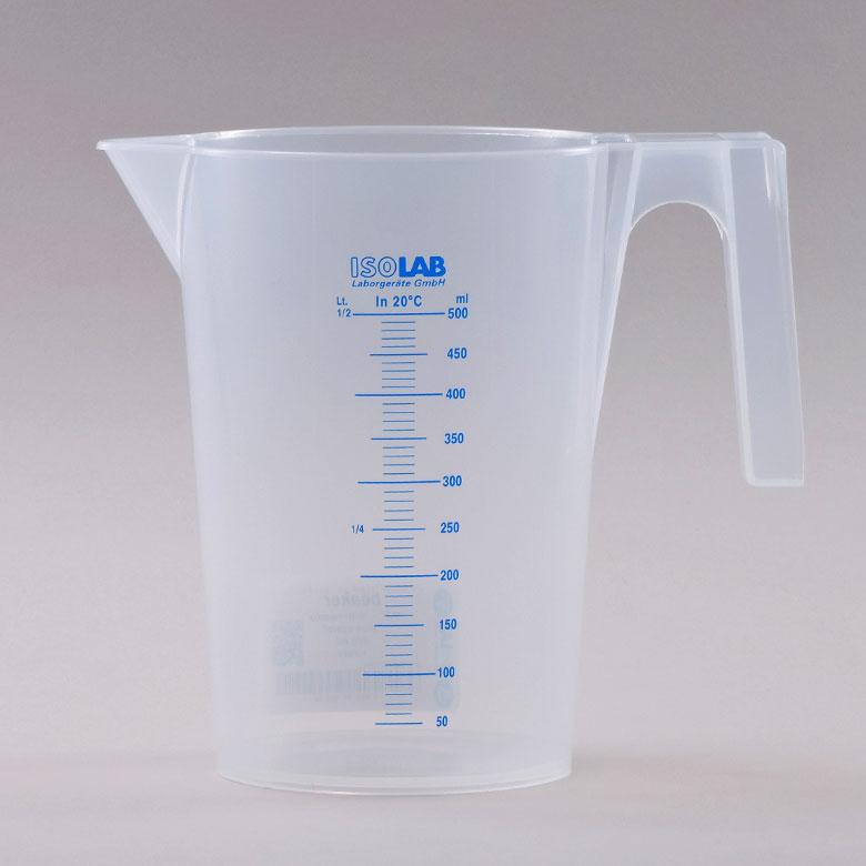 ISOLAB ビーカー（PP製手付き） 500ml : 宮原計量器製作所 Yahoo!店 - 通販 - Yahoo!ショッピング