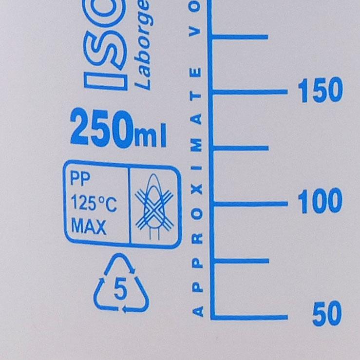 ISOLAB ビーカー（PP製） 250ml : ibkpp250 : 宮原計量器製作所 Yahoo!店 - 通販 - Yahoo!ショッピング