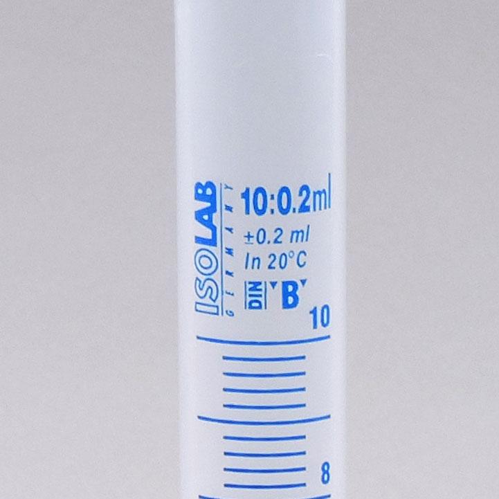ISOLAB メスシリンダー 10ml PP製 青色目盛 : 宮原計量器製作所 Yahoo!店 - 通販 - Yahoo!ショッピング