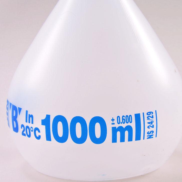 ISOLAB PP製メスフラスコ（白） 1000ml : imfpp1000 : 宮原計量器製作所 Yahoo!店 - 通販 - Yahoo!ショッピング