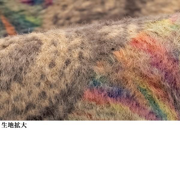 ニット セーター レディース おしゃれ ミセス シニア ファッション 50代 60代 70代 80代 総柄プリントシャギーセーター : 京都 ...