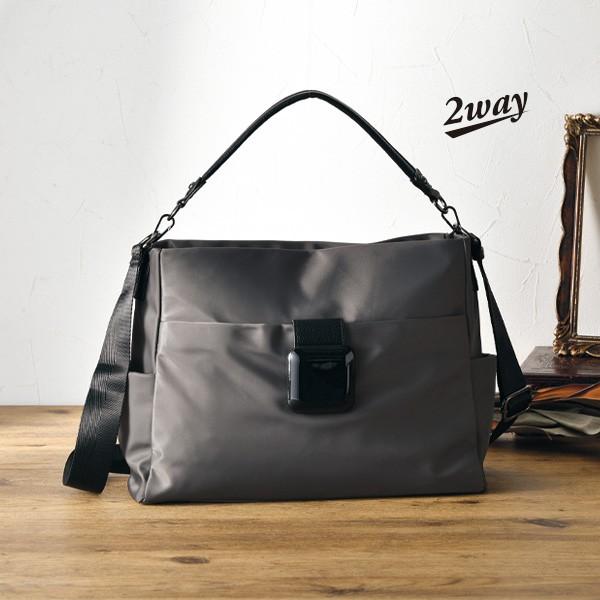 ハンドバッグ レディース おしゃれ ミセス シニア ファッション 50代 60代 70代 80代 スクエアナイロン 2WAYバッグ : 京都通販 ミセスのファッション館 - 通販 ...