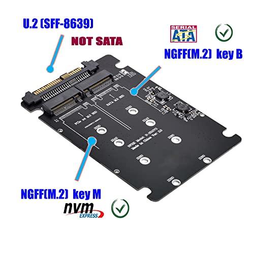 NFHK SFF-8639 NVME U.2 コンボ NGFF M.2 M-Key SATA PCIe SSDアダプター メイン : ミヤマ ...
