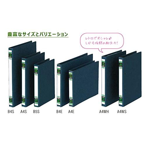 ライオン事務器 ファイル スプリング式 A4E No.100K-A4E 紺 : ミヤマ商店Yahoo!ショップ - 通販 - Yahoo!ショッピング