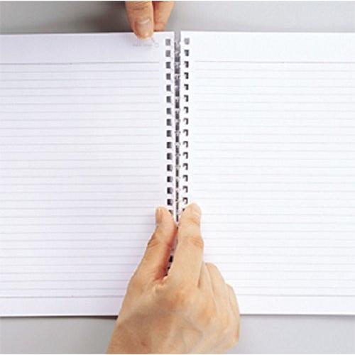 リヒトラブ 開くリングノート ツイストリングノート A5 24穴 赤 N1658-3 : ミヤマ商店Yahoo!ショップ - 通販 - Yahoo!ショッピング