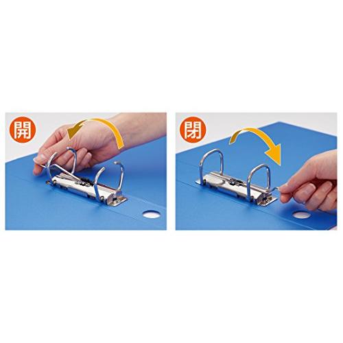 キングジム レバーリングファイル B5 適正収納枚数350枚 Dタイプ 6853青 : ミヤマ商店Yahoo!ショップ - 通販 - Yahoo!ショッピング