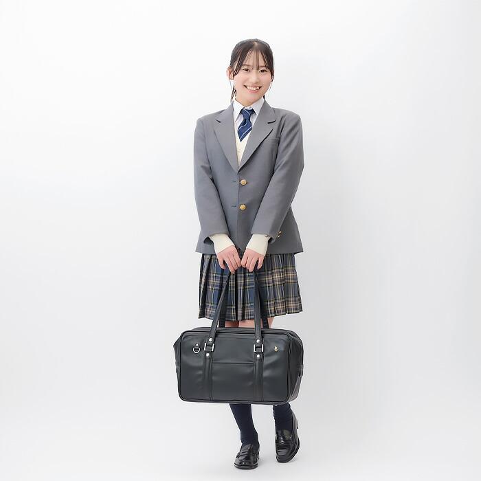Jewelna Rose（ジュエルナローズ） スクールバッグ 合皮 レディース 通学 高校生 中学生 女子 ブラック ブラウン 黒 茶 1 ...