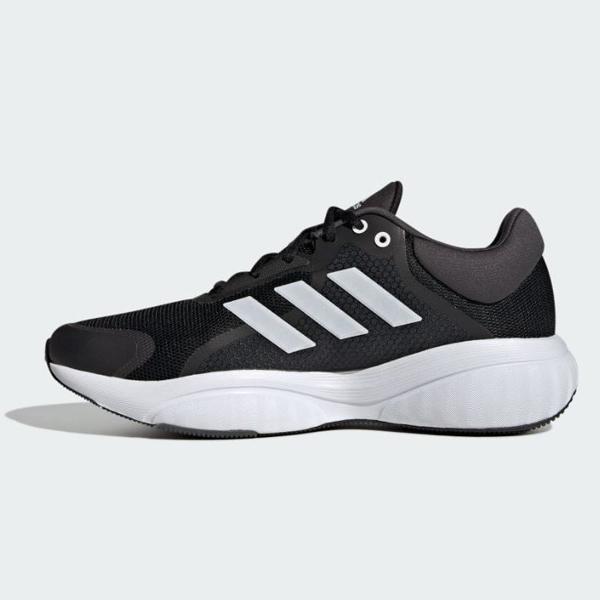 adidas（アディダス） ランニングシューズ レスポンス RESPONSE GW6646 コアブラック×フットウェアホワイト×グレーシックス ...
