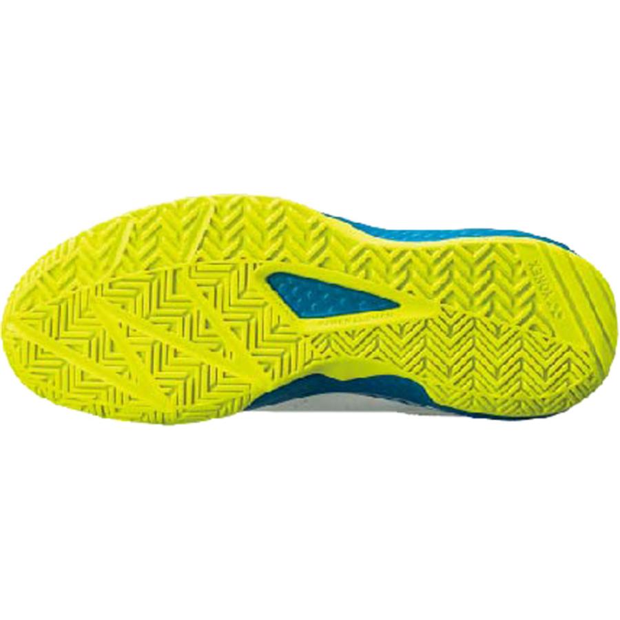 YONEX ヨネックス テニス シューズ パワークッション 206 SHT206 725 ホワイト／オーシャンブルー : スポーツミヤスポ ヤフー店 - 通販 - Yahoo!ショッピング