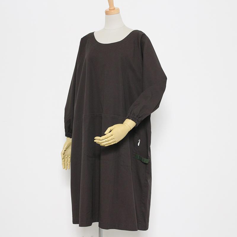 五感 gokan スモック コットン かっぽう着 割烹着 ベージュ/グリーン/ブラウン/ブラック 綿100％ M〜Lサイズ 長袖 日本製 レディース エプロン : 宮田織物 - 通販 ...