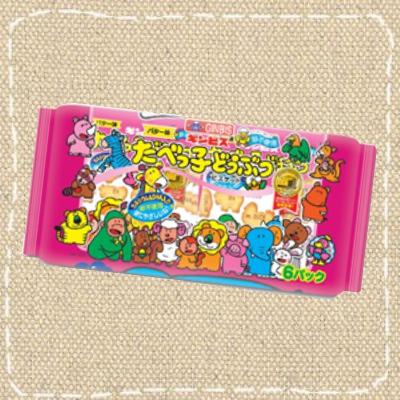 ギンビス たべっ子どうぶつ ビスケット バター味 6パック(138g）×1袋 : みぞた オンラインストアー - 通販 - Yahoo!ショッピング