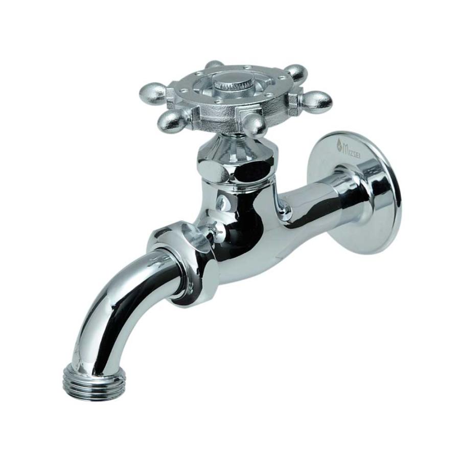 水生活製作所 【MIZSEI公式】 万能ホーム胴長水栓 メッキ ラダー ハンドル ガーデン 蛇口 可愛い おしゃれ 庭 ミズセイ 日本製 : メーカー公式・MIZSEI Yahoo!店 ...