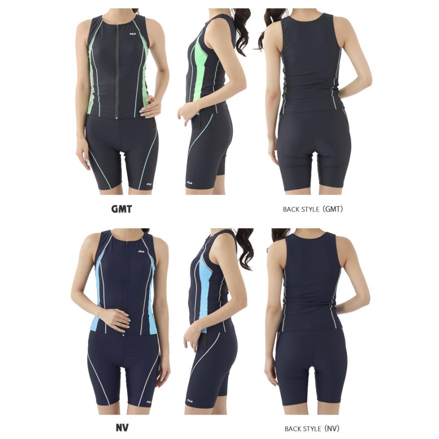 FILA（フィラ） レディース フィットネス水着 セパレート／フルジップ 女性 [NKPS_NO] 313-202 : 水泳専門店MIHORO ...