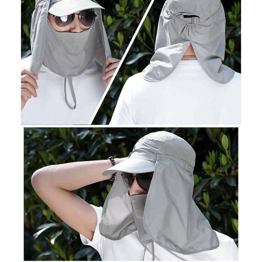 日よけ帽子 レディース 春 ママ メンズ おしゃれ アウトドア 360度 キャップ ネックガード 3way UPF50+ ツバ広 UVケア :hat208:水着ストア - 通販 - Yahoo ...