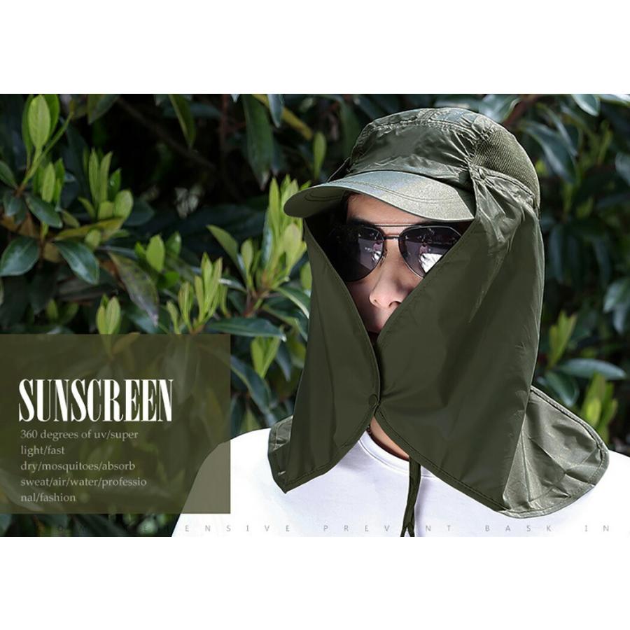 日よけ帽子 レディース 春 ママ メンズ おしゃれ アウトドア 360度 キャップ ネックガード 3way UPF50+ ツバ広 UVケア :hat208:水着ストア - 通販 - Yahoo ...