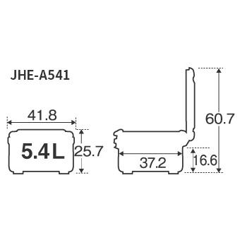 タイガー 業務用 ステンレス 角型 電子ジャー JHE-A541 : 水回り厨房の五輪 - 通販 - Yahoo!ショッピング