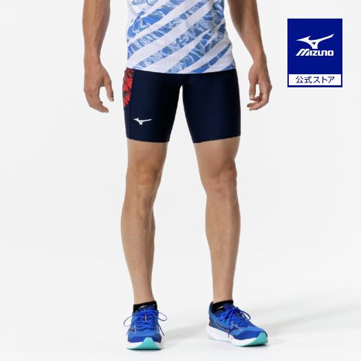MIZUNO ミズノ公式 MTCレーシングタイツ ハーフ/陸上競技 ユニセックス ディープネイビー クリアランス : ミズノ公式オンライン Yahoo!店 - 通販 - Yahoo!ショッピング
