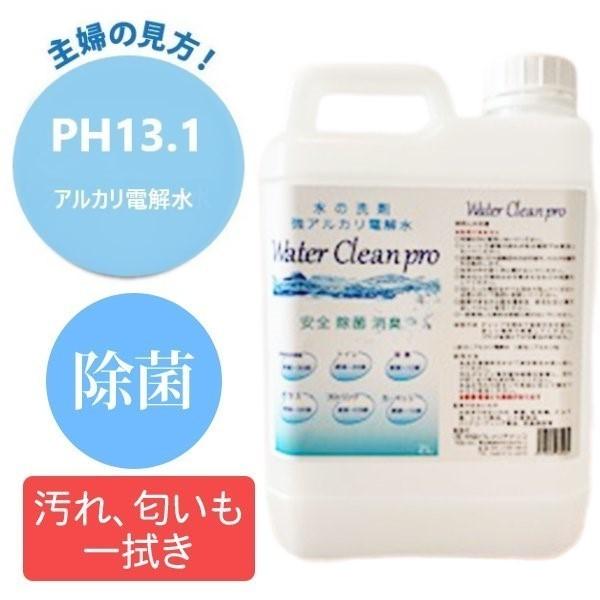 Water Clean Pro アルカリ電解水 PH13.1 2L : 水の洗剤ヤフーショップ - 通販 - Yahoo!ショッピング