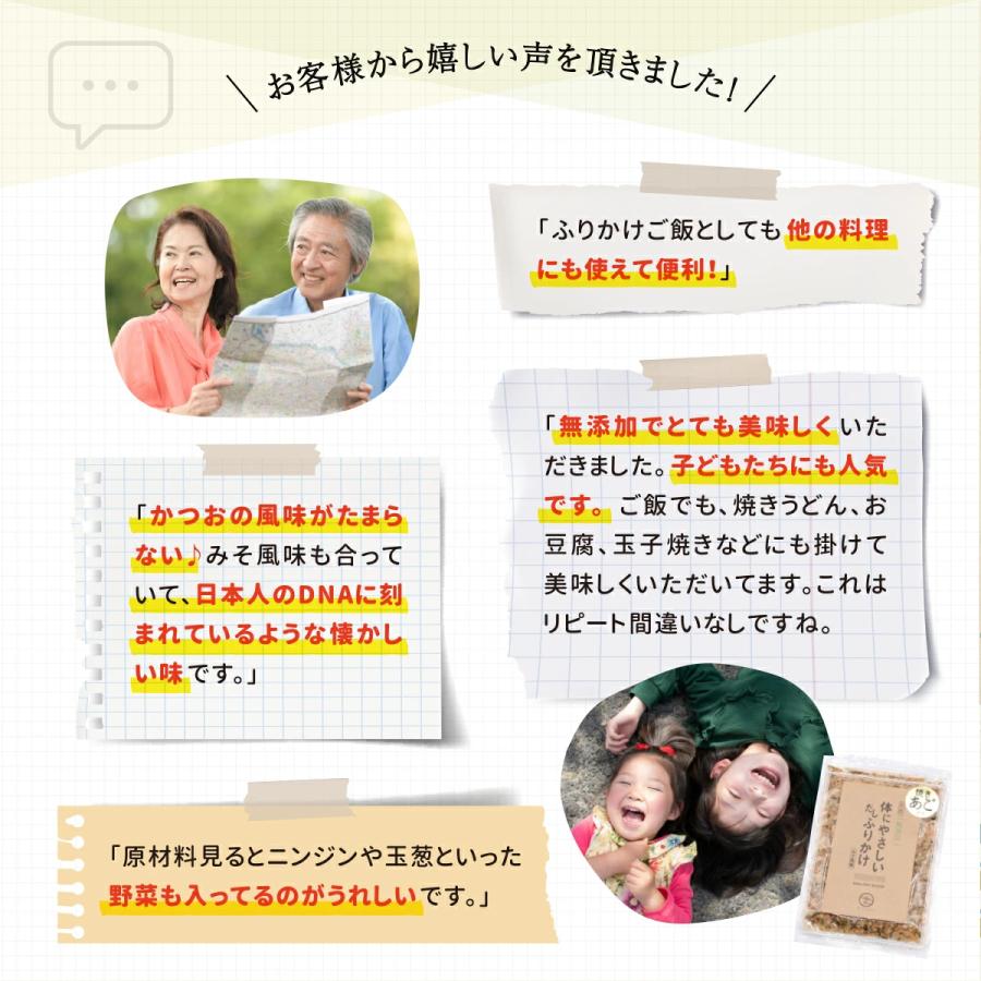 だし ふりかけ 無添加 40g × 選べる 4袋 (160g) / 体にやさしい 送料無料 国産 かつお節 おかか あご 昆布 わかめ 高級だしみずのと : 高級だしmizunoto - 通販 ...